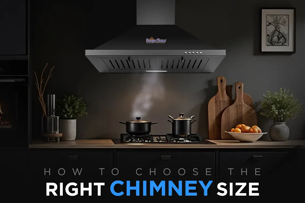 How to Choose the Right Chimney Size for Your Modular Kitchen – Surya Flame